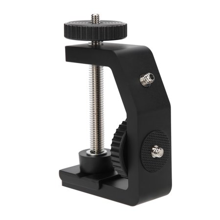 Desk Camera Mount, Portable Tabletop Desk C Clamp Black For Sports ...