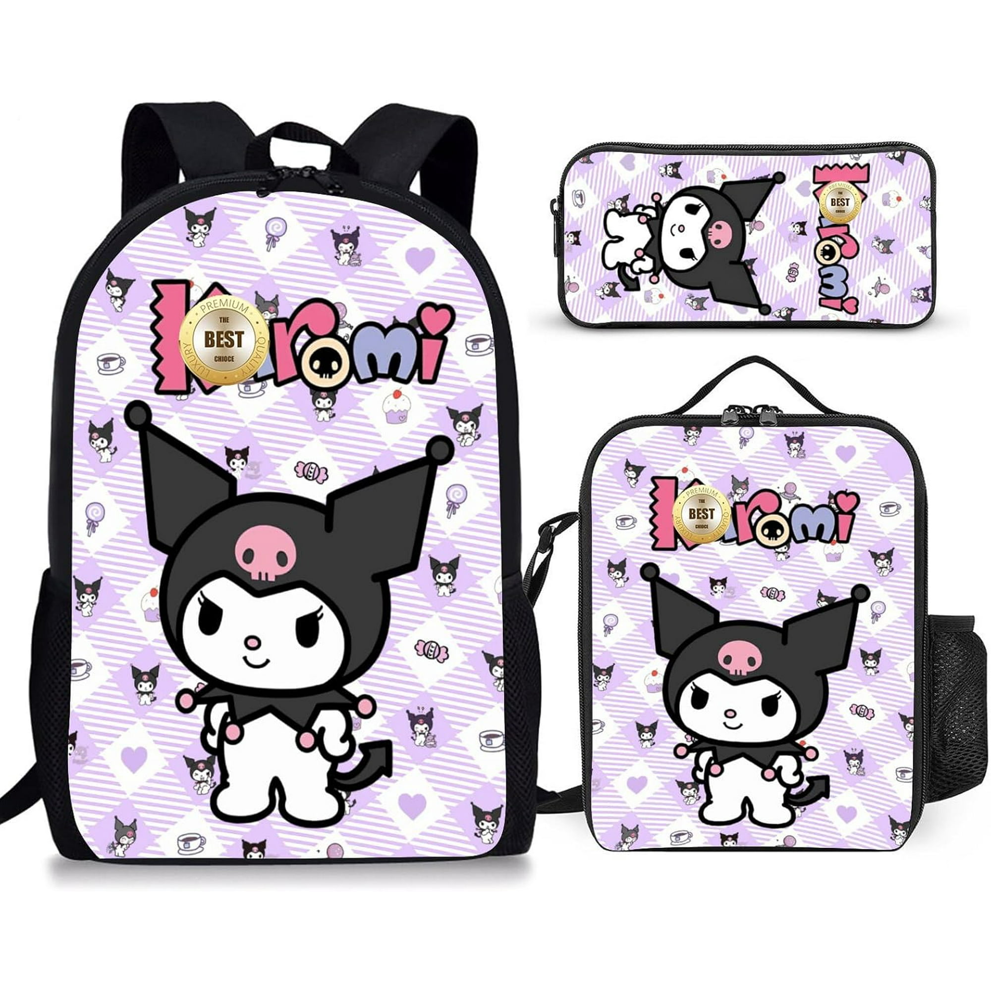 Click here for Kcoiulds Kruomi 3pcs Kawaii Large Capacity Backpac... prices
