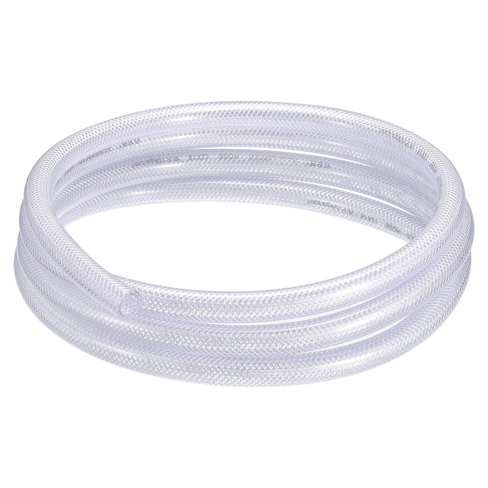 Tubo de PVC trenzado reforzado flexible de 10 pies con ID de 3/8" y OD ...
