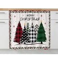 Christmas Tree Small Sink Skirt 10"Wx11"L,Dustproof Under Sink Curtain ...