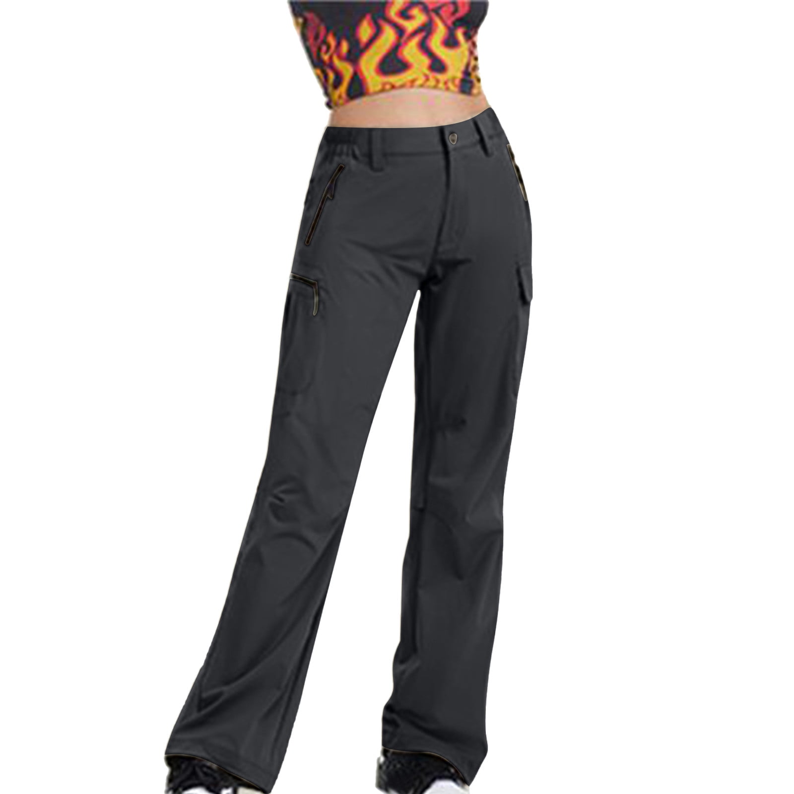 Click here for Timegard Cargo Pants For Women Straight Leg High W... prices