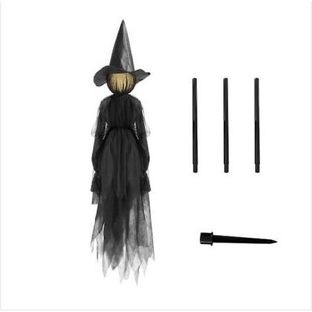 Outdoor Halloween Decorations,witch Scream Trigger Sensor Under Big ...