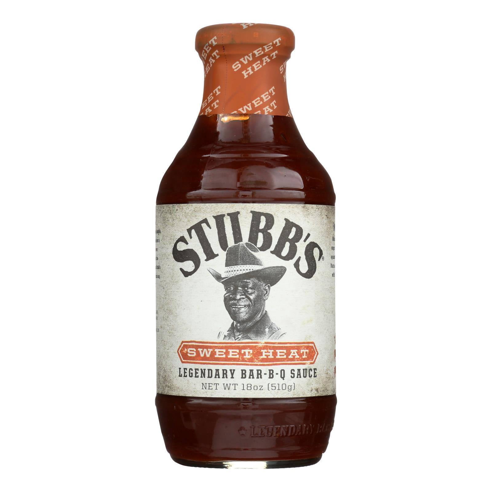 Stubb's BBQ Sauce - Sweet Heat - Case of 6 - 18 oz. - Walmart.com