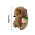 Capybara Plush Toys Cute Kawaii Wombat Plush Toy 9.84in Hypoallergenic ...
