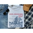Cool Grandpas Club Shirt Retro Cowboy T Shirt Funny Papa Shirt Gift for ...
