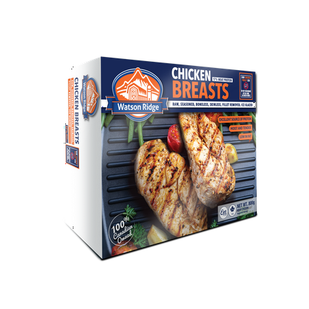 Watson Ridge IQF Chicken Breast 800g, Watson Ridge Chicken Breasts, 17% ...