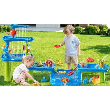 Smoby: Activity Wall - 32" High Water & Ball Play Center, 2-Sided, 6 ...