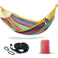 Brazilian Double Hammock with Tree Straps,Extra Large 240x160cm,2 ...