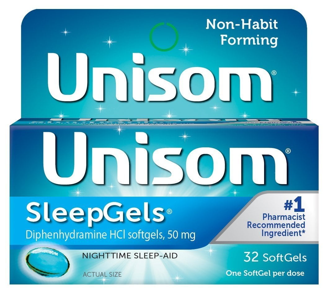 Unisom SleepGels, 32 Softgels per Box - Walmart.com