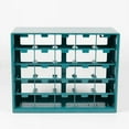 25Pc Combined Transparent Drawer Storage Cabinet Detachable Black Parts ...