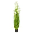 6 Feet High Artificial Reed Grass with Decorative Ivory Flowers ...