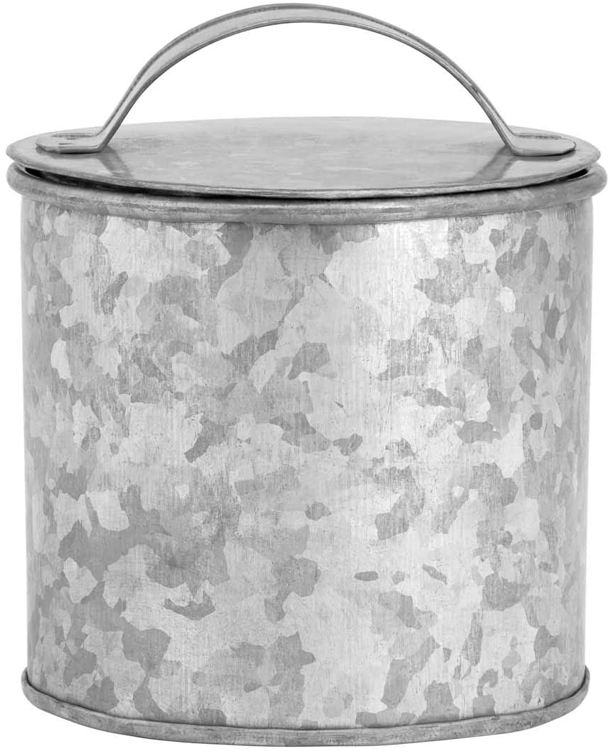 Amici Home Newport Food Storage Canister, Small Metal Can 30 oz ...
