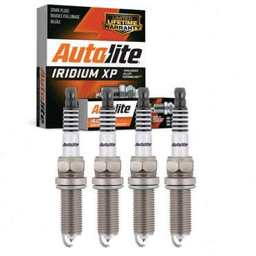 4 pc Autolite Iridium XP XP5703 Spark Plugs for Ignition Wire Secondary ...