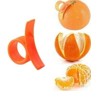2 Pc Orange Peeler Tool Plastic Citrus Cutter Gadget Lemon Fruit Slicer ...