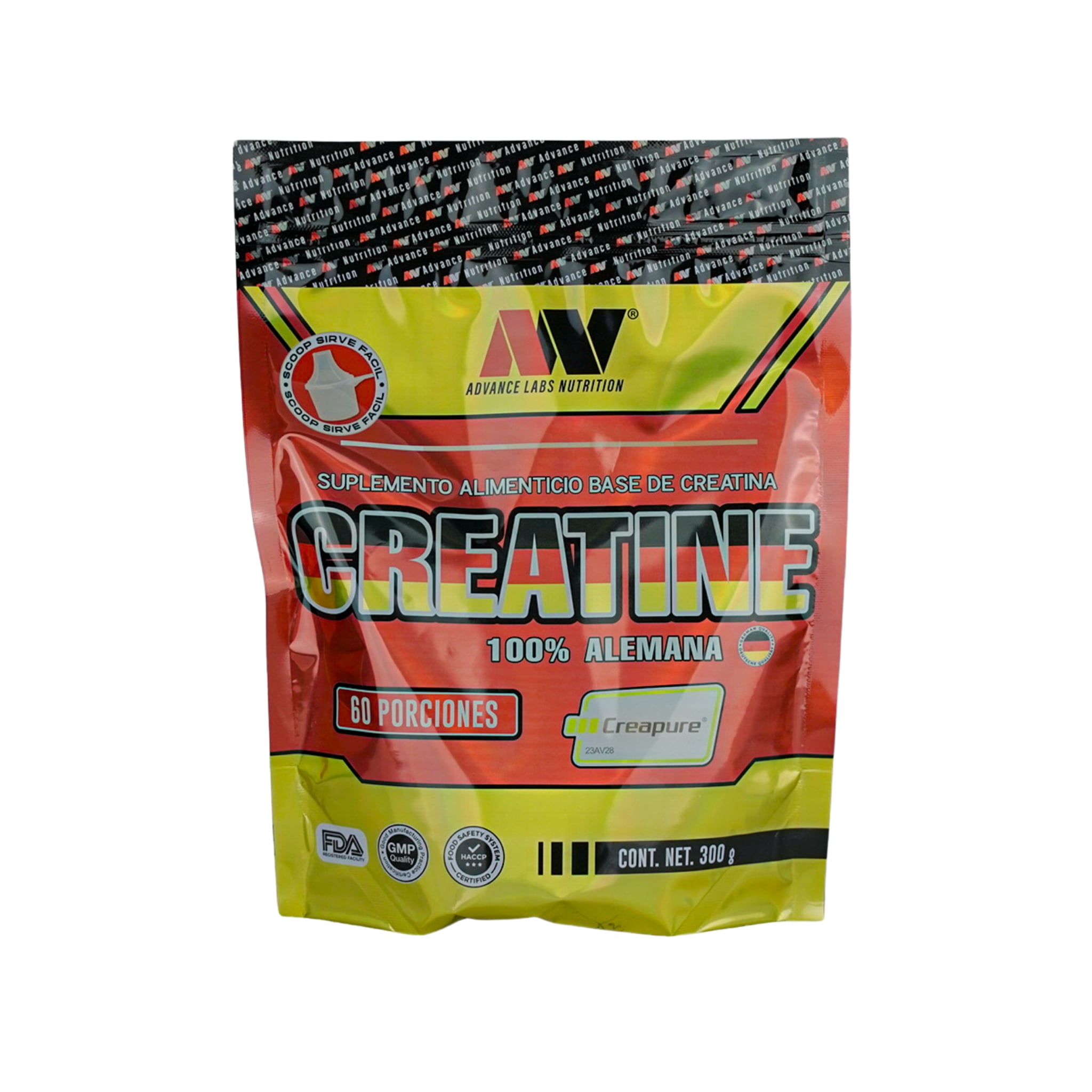 Advance Nutrition Creatina Creapure 300g Alta Pureza y Rendimiento ...