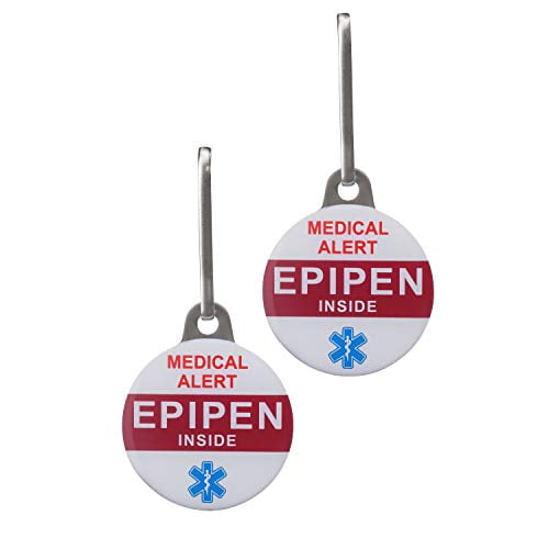 "EPIPEN Inside" Allergy Alert Tags Help Locate Epipen in Emergency ...