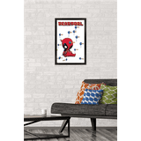 Marvel Comics Deadpool - Darts Wall Poster, 14.725" x 22.375" Framed ...