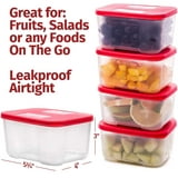 Quicker Defrost- Reusable Freezer Containers Set of 4-23.5 oz. for ...