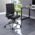 Lorell Tempered Glass Chairmat, 44“ Width x 50“ Depth x 0.25“ Thickness ...