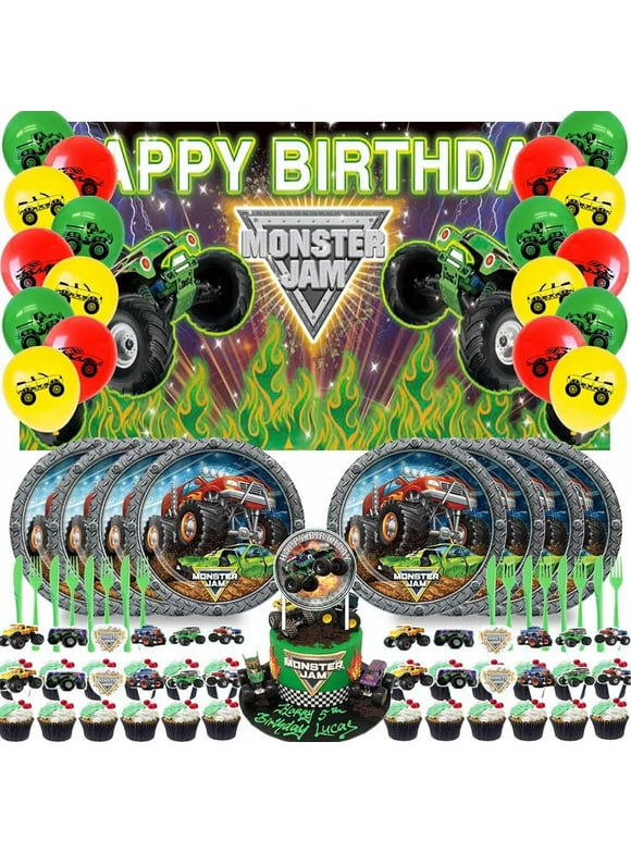 Monster Jam Party Supplies in Party & Occasions - Walmart.com
