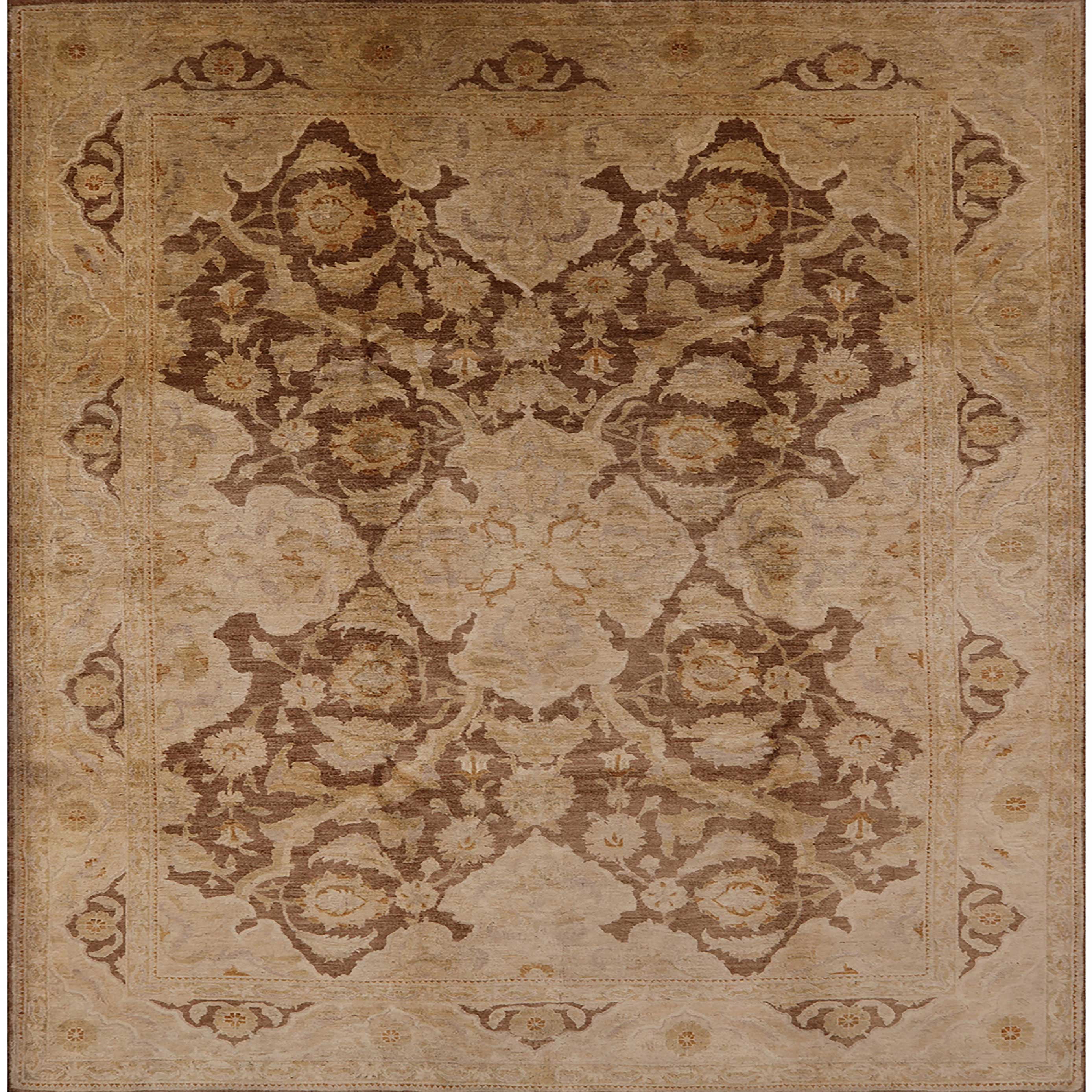 Ahgly Company Indoor Square Mid-Century Modern Dark Bisque Brown ...