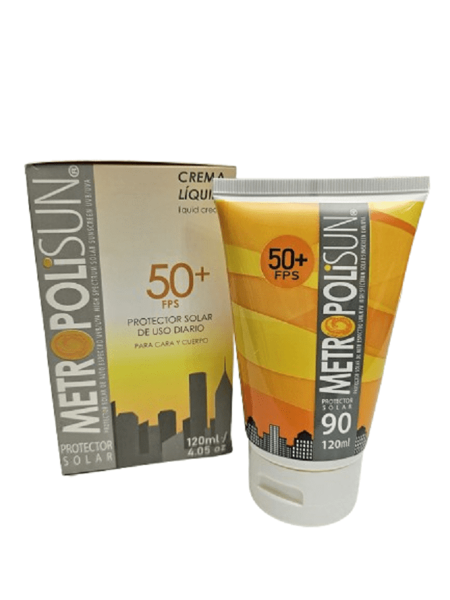 Protector Solar Dermatológico Facial Metropolisun 90 Fps | Bodega ...