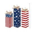 3Pcs 4th of July Wood Decoration,Memorial Day Patriotic Table Decor ...