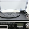 Trexonic 3-Speed Turntable With CD Player, CD Recorder, Cassette Player ...