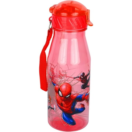 Spider-Man Dome Cap Bottle with Straw from Dixie Toy Direct Spider-Man ...