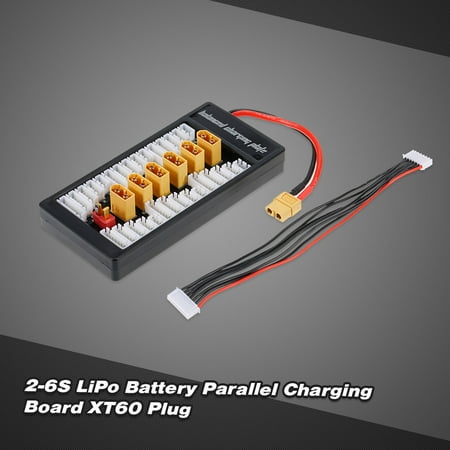 2-6S LiPo Battery Parallel Charging Adapter Board XT60 Plug Balance ...