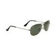 Ray-Ban Cockpit Metal Frame Green Classic Lens Unisex Sunglasses RB3362 ...