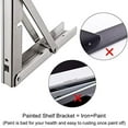 Folding Shelf Brackets 22", Max Load: 330lb Heavy Duty Stainless Steel ...