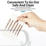 XIRQI 50Pcs Cotton Swabs,Disinfecting Iodine Swabs,Disposable Cotton ...