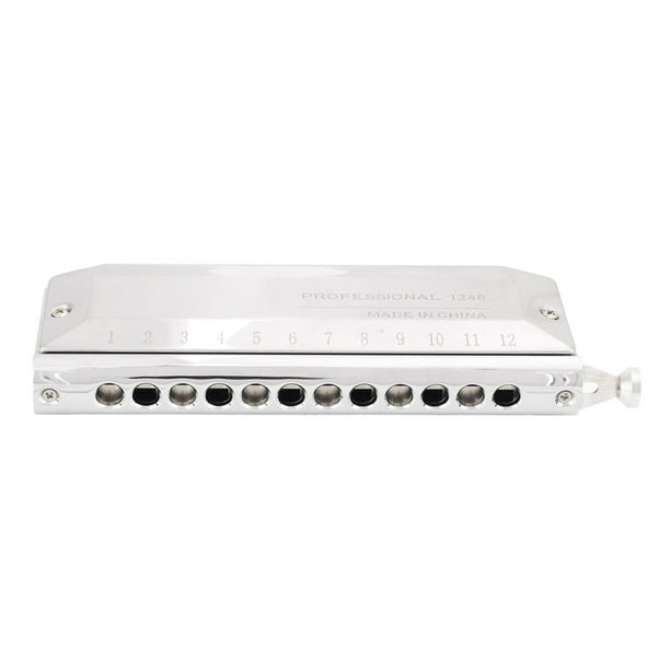 Chromatic Harmonica, 12 Holes Harmonicas Strong Resonance Air Tightness For Gift - Walmart.ca
