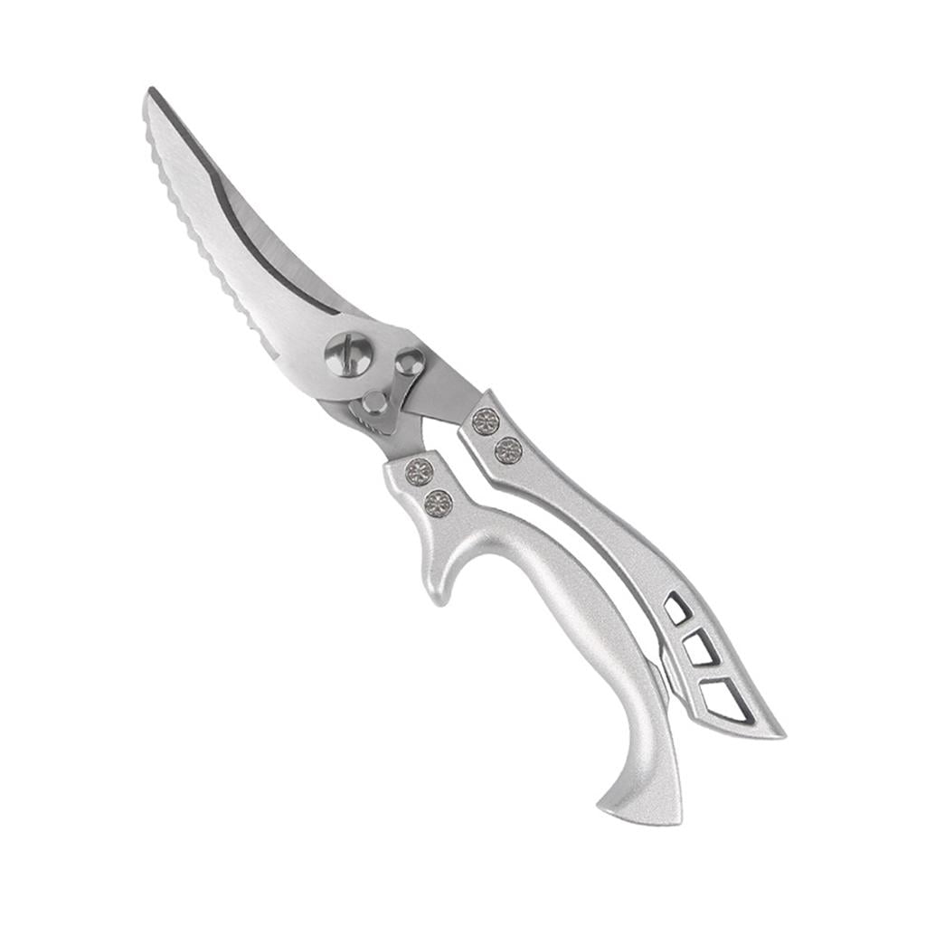 veasfak Chicken Scissors Heavy Duty Stainless Steel Powerful Poultry ...