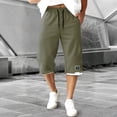 Eagokdc Sweat Capris Men Fashion Casual Drawstring Sports Loose Big And ...