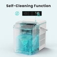 Countertop Ice Maker Portable Machine with Self-Cleaning, 26lbs/24hr, 2 ...