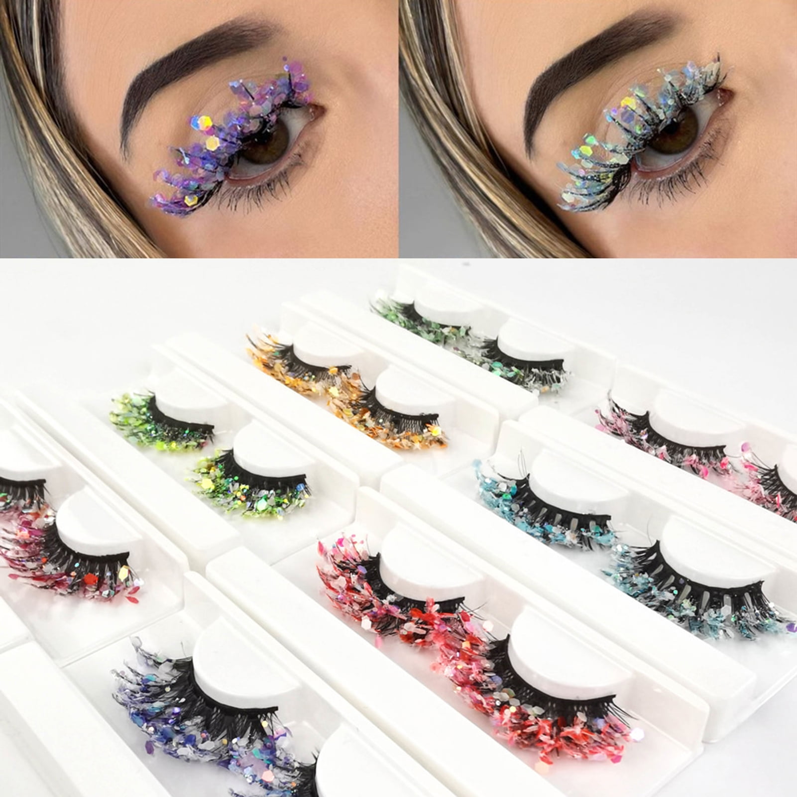 False Eyelashes Glitter