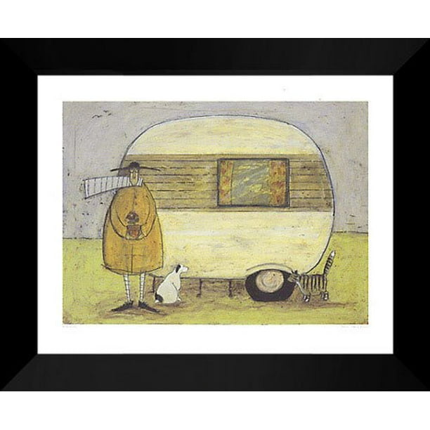 Sam Toft Framed Art Print 24x20 "Home from Home" - Walmart.com ...