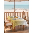 Abstract Texture Rectangle Outdoor Tablecloth with Umbrella Hole ...