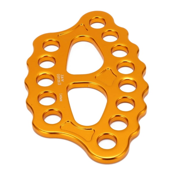 LHCER Rigging Plate Aluminum Alloy 15 Holes 45KN Anchor Divider Finger ...