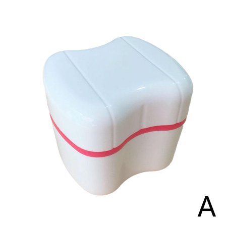 Dental Denture False Teeth Box Storage Case Bath Artificial Organizer ...