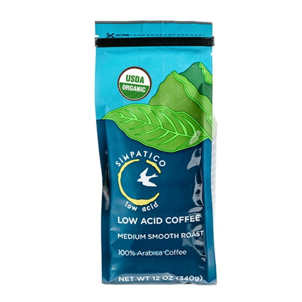 Simpatico Low Acid Coffee - Medium Smooth Roast - Ground - Walmart.com