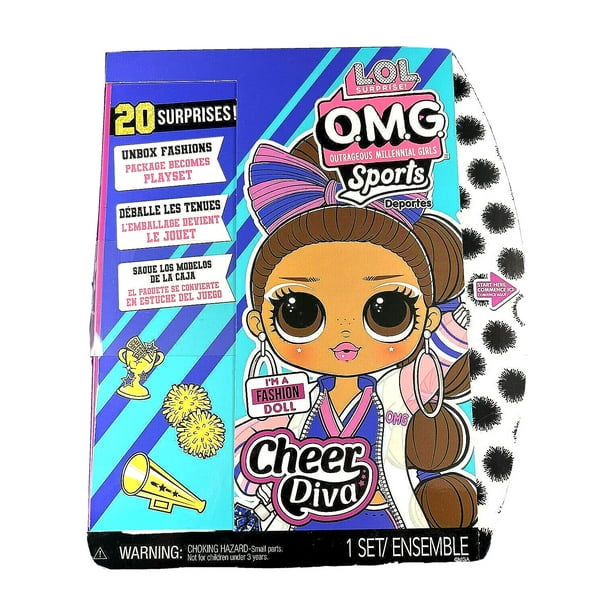 LOL Surprise! SPORTS CHEER DIVA Fashion Doll, by MGA Entertainment ...