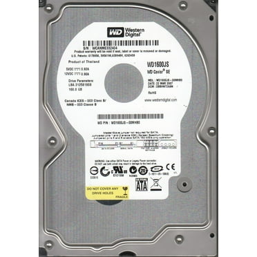 WD1600AAJS-00L7A0, DCM HHRNHTJCG, Western Digital 160GB SATA 3.5 Hard ...