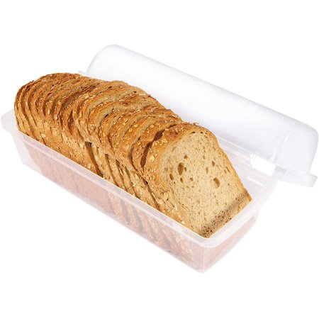 Plastic Bread Container, Bread Storage Bin, Bread Box for Countertop ...