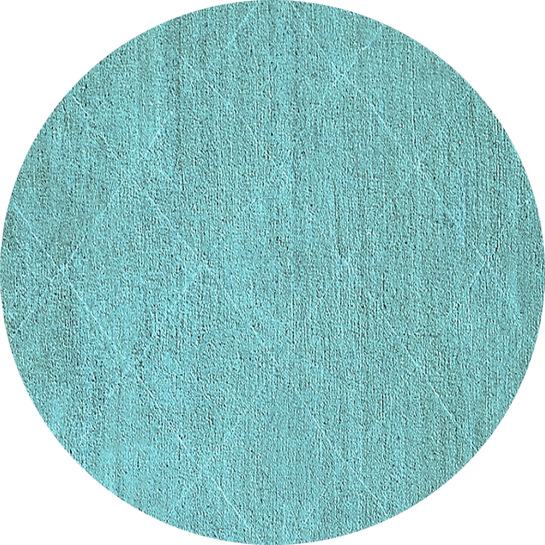 Ahgly Company Indoor Round Solid Light Blue Modern Area Rugs, 6' Round ...