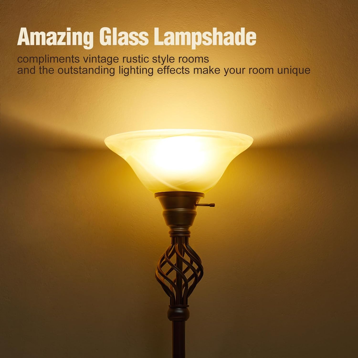 Super Bright Torchiere Floor Lamps Torchiere Floor Lamp With Adjustable ...