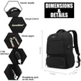 CoolBELL 15.6'' Laptop Backpack, Multi-functional Travel Bag, Insulated ...