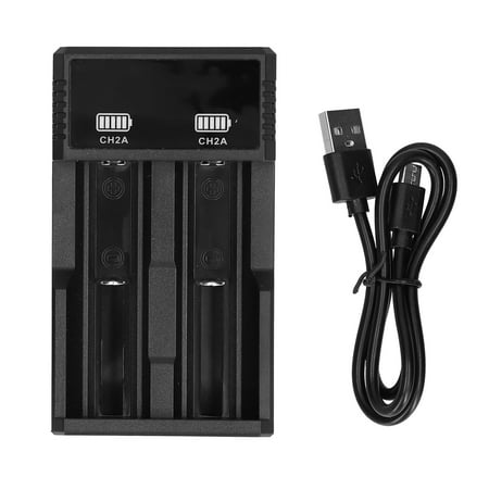 Charging Base Universal Battery Charger 2 Bay USB Rapid Charge With ...